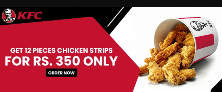[Live]KFC Wednesday Offers : Buy 12 Pcs Boneless Strips Rs.350