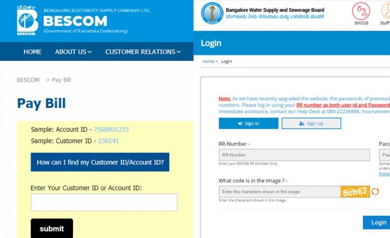 BESCOM Quick Pay Online | Status | Download Bil