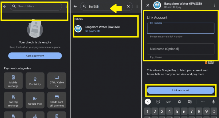 BWSSB bill payment online | Quick Pay | water charges & more