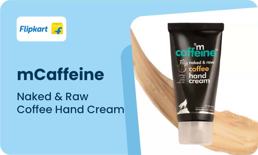 mCaffeine Naked & Raw Coffee Hand Cream | Mattifying | Almond Oil, Shea ...