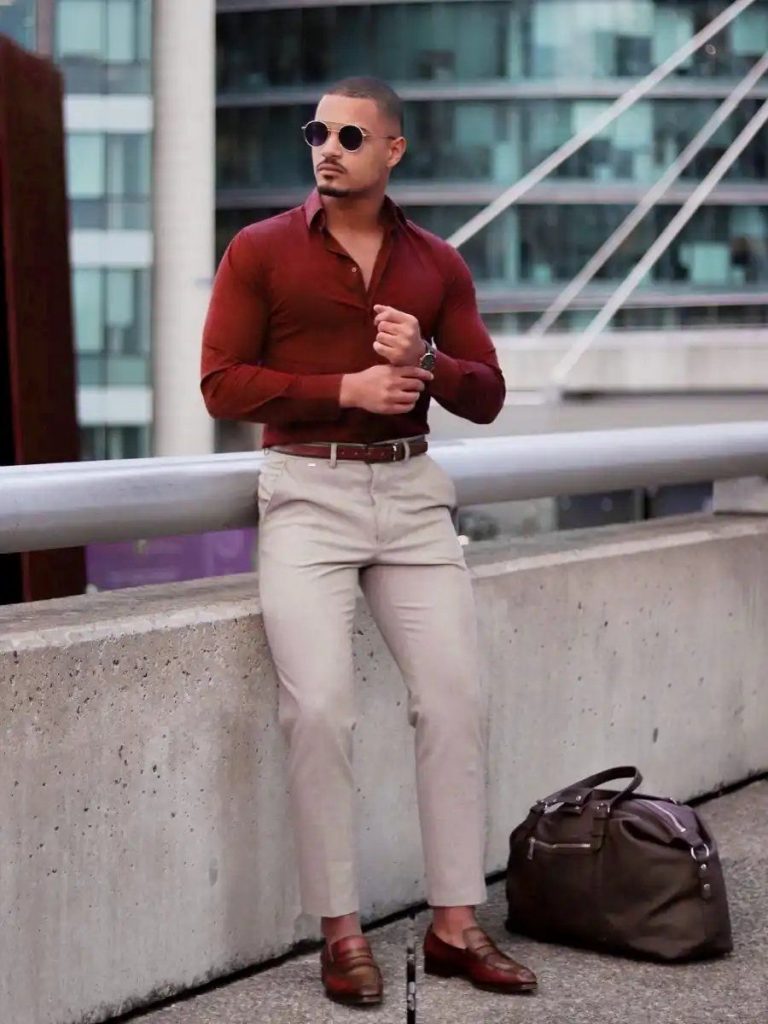 Top 10 Red Shirt Combination Ideas For Men with Photos 2025