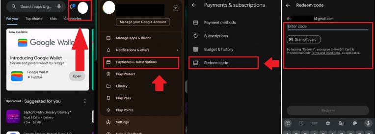 Google Play Redeem Codes | Today Verified Free Codes November